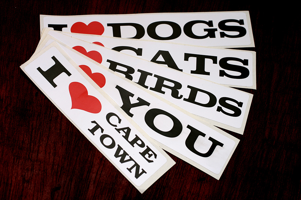 Bumper Stickers - StickerMix - Cape Town
